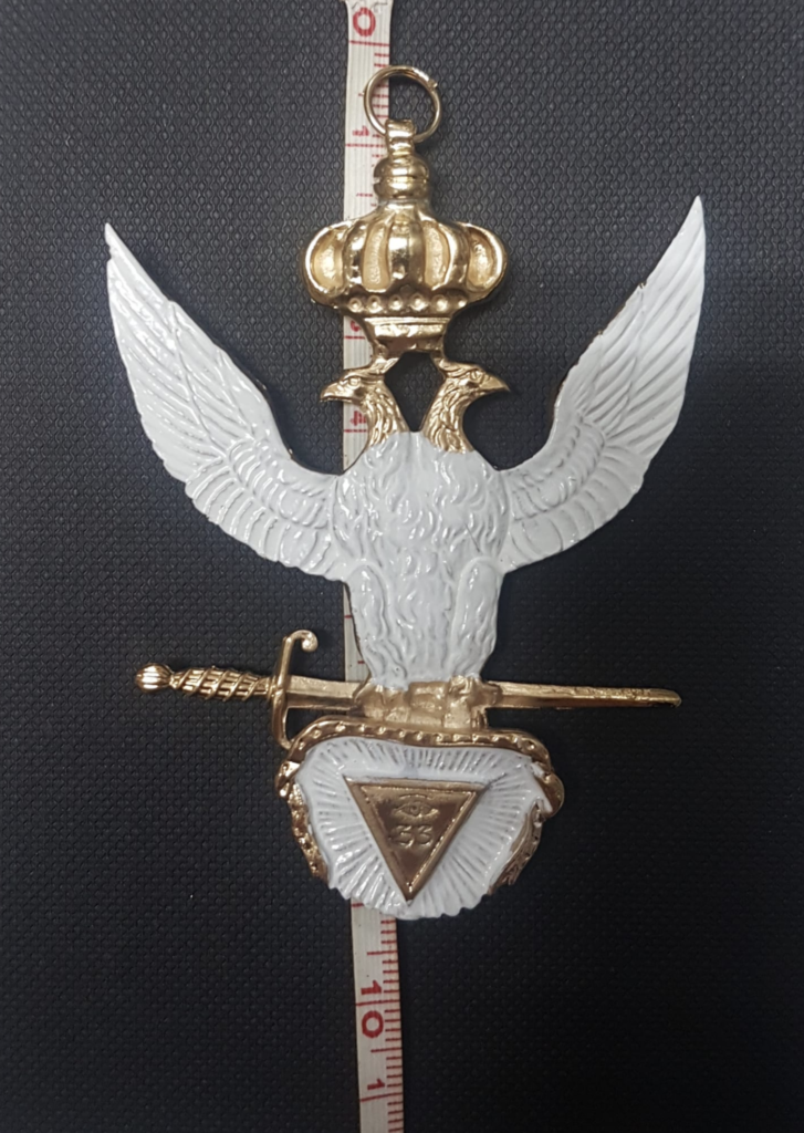 CASAMASONICA | C-112-33G JOYA GRADO 33º Gran formato